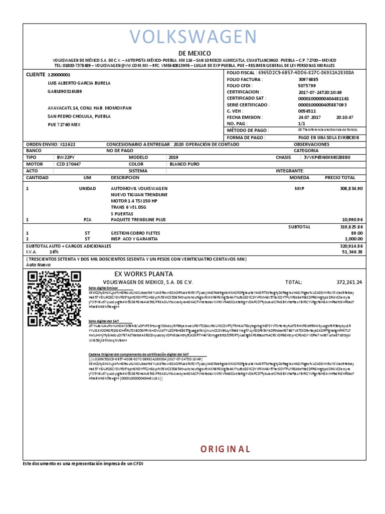 Volkswagen: Original | PDF