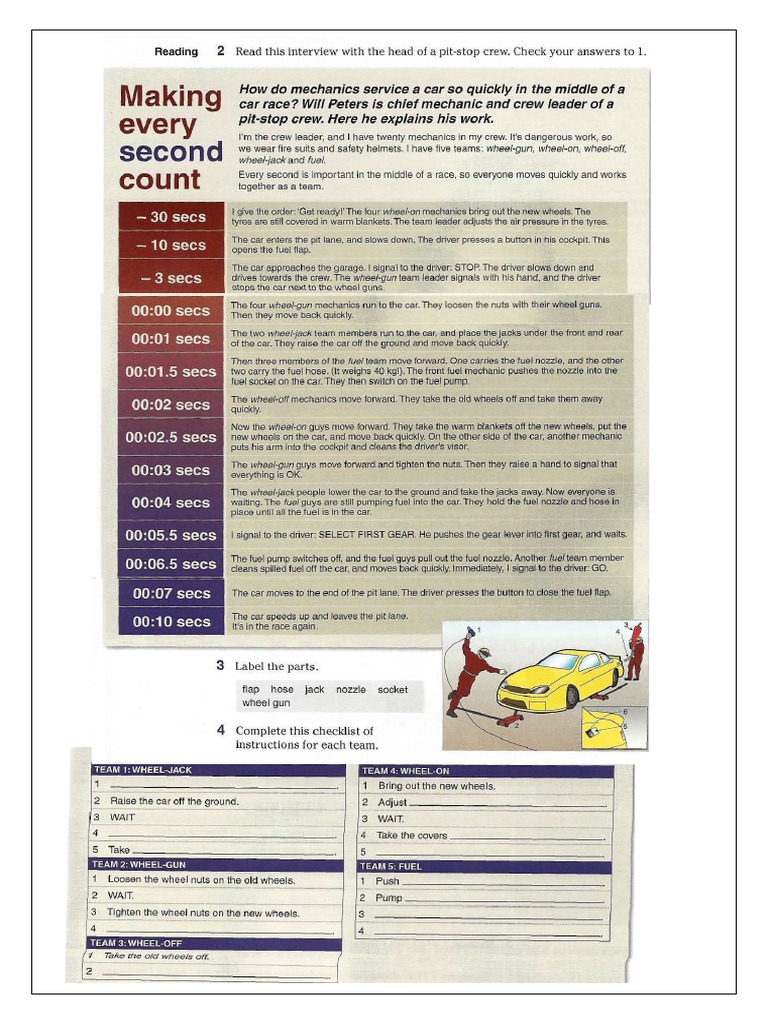 Imperatives Reading Practice | PDF