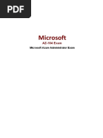AZ-104 Official Course Study Guide | PDF | Microsoft Azure | Active ...