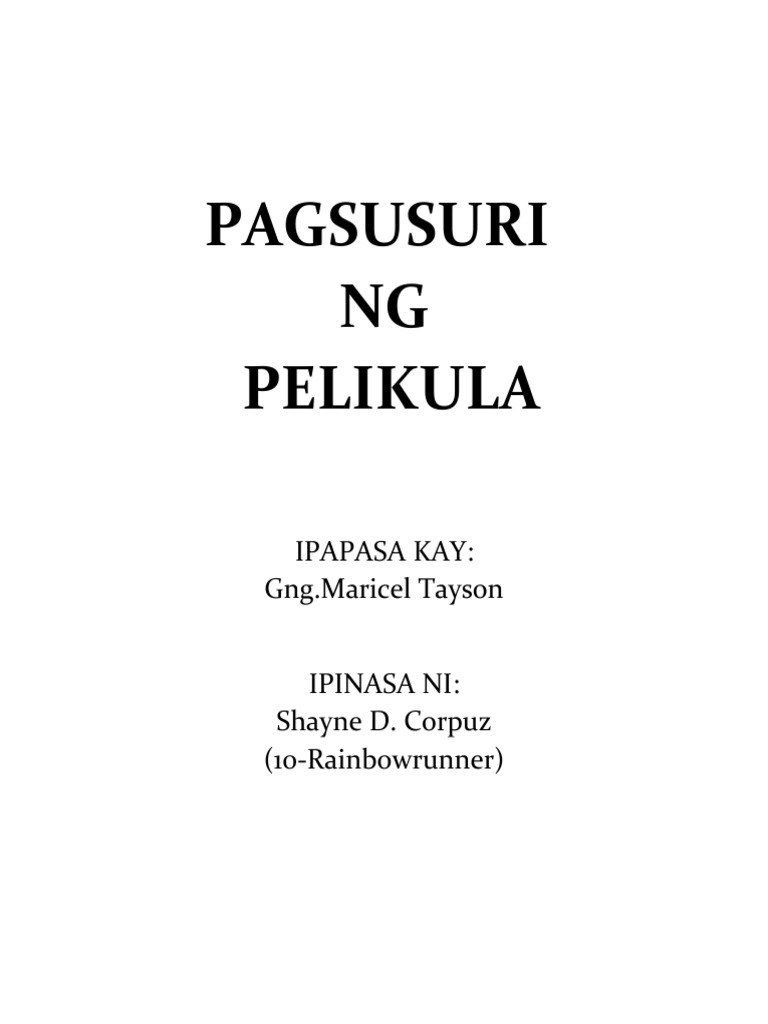 Pagsusuri NG Pelikula: Ipapasa Kay: GNG - Maricel Tayson Ipinasa Ni ...