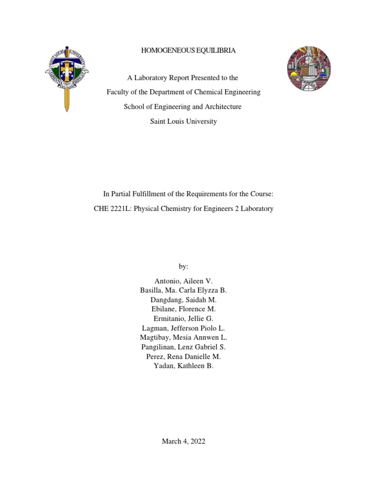 3734 - Module 1 Unit 2 | PDF | Chemical Equilibrium | Reaction Rate