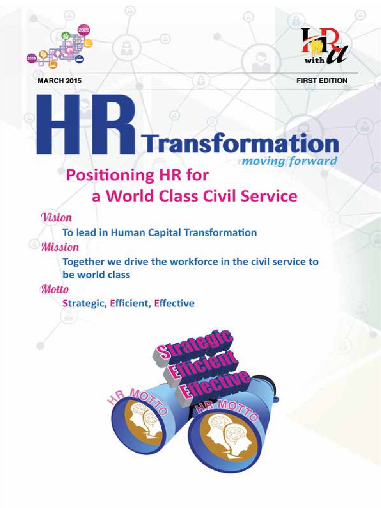 HR Transformation Booklet | PDF | Human Resources | Employee Retention