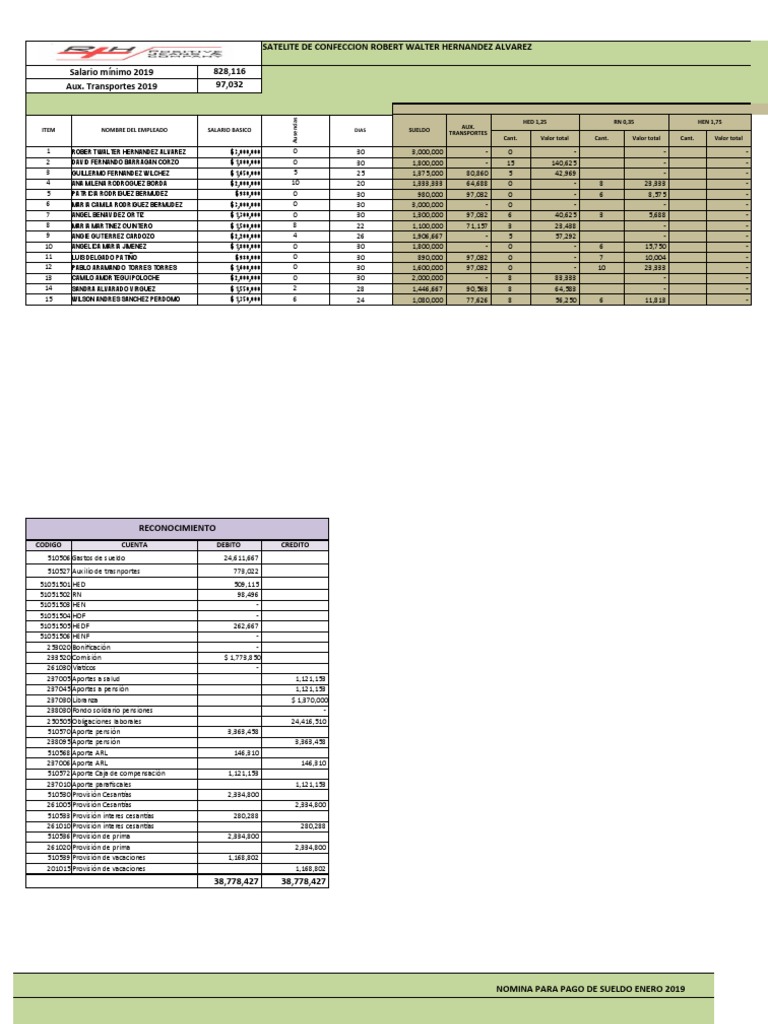Formulas Contables de La Guia 12 A 20 | PDF