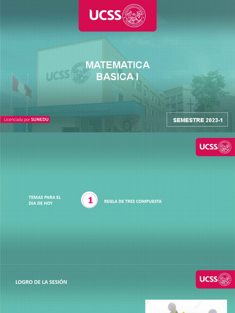 Curso Matematica Basica I: SEMESTRE 2023-1 | PDF | Matemáticas