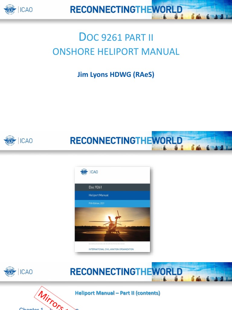 Oc 9261 Part Ii Onshore Heliport Manual: Jim Lyons HDWG (Raes) | PDF ...