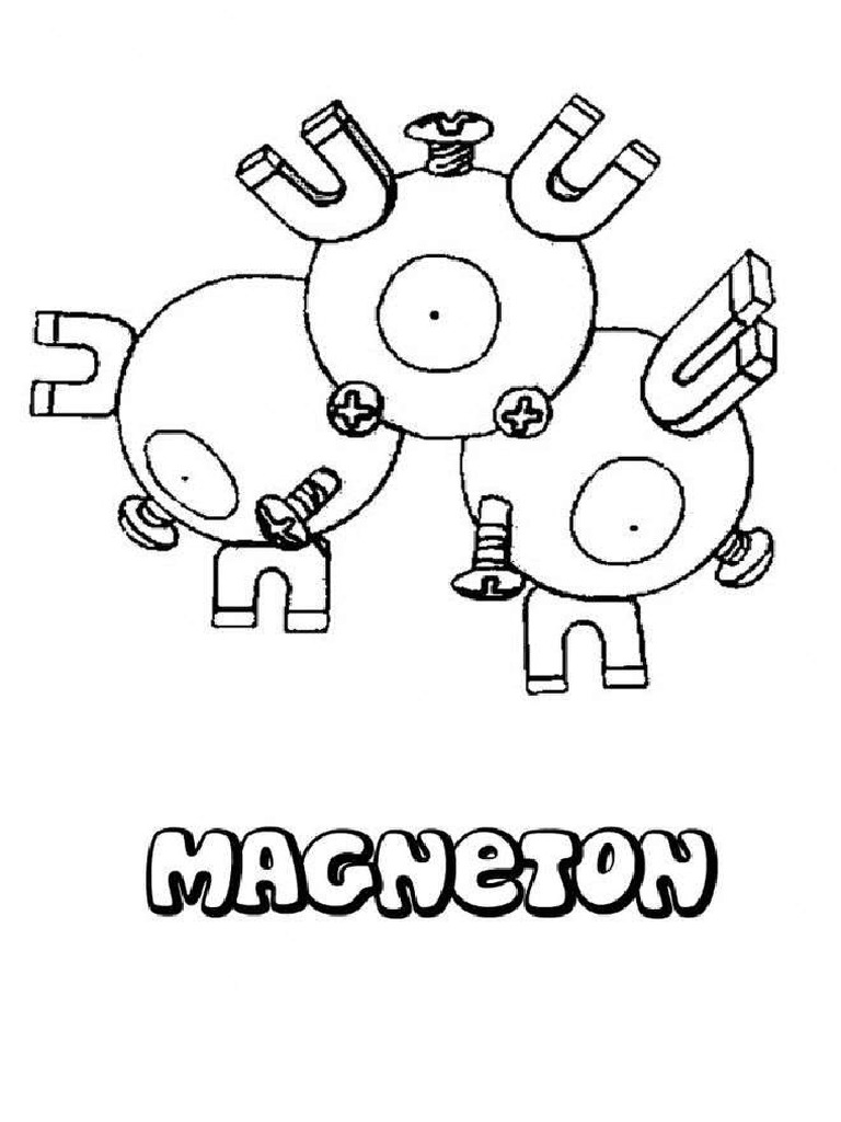 Coloriage Pokemon Macheton Facile A Faire - PNG | PDF
