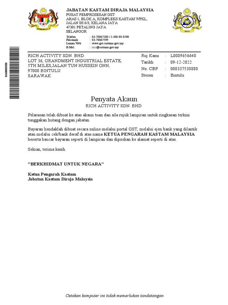 Rich Activity SDN BHD | PDF