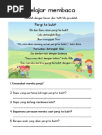 LKPD Belajar Suku Kata | PDF