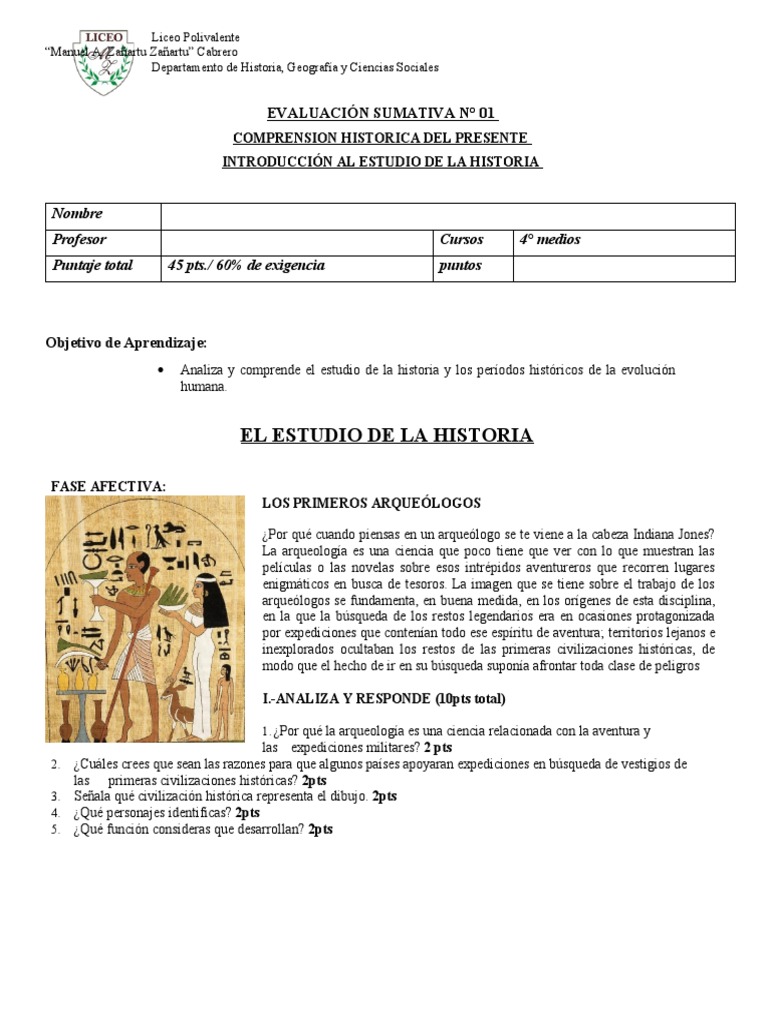 Comprension Historica Del Presente, El Estudio de La Historia | PDF ...