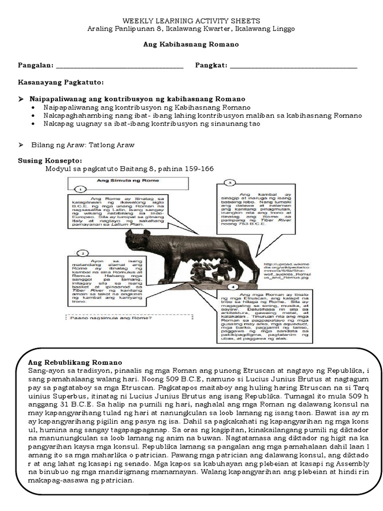 Final AP8 Q2 W2 | PDF