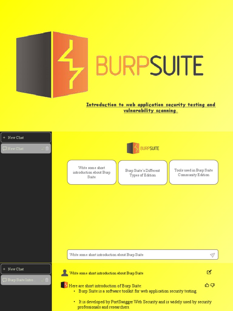 Burp Suite | PDF | World Wide Web | Internet & Web