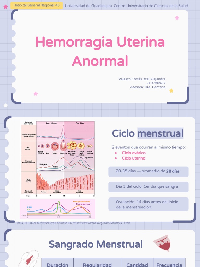Hemorragia Uterina Disfuncional | PDF