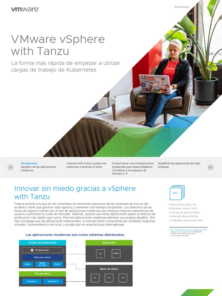 OK - Vsphere - Tanzu - ES - vSphere-w-Tanzu - Eb | PDF | Computación en ...
