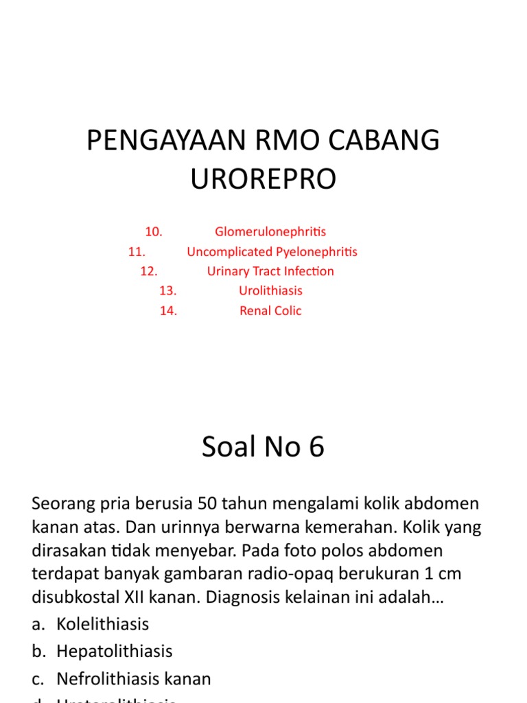 Pengayaan Rmo Cabang Urorepro | PDF