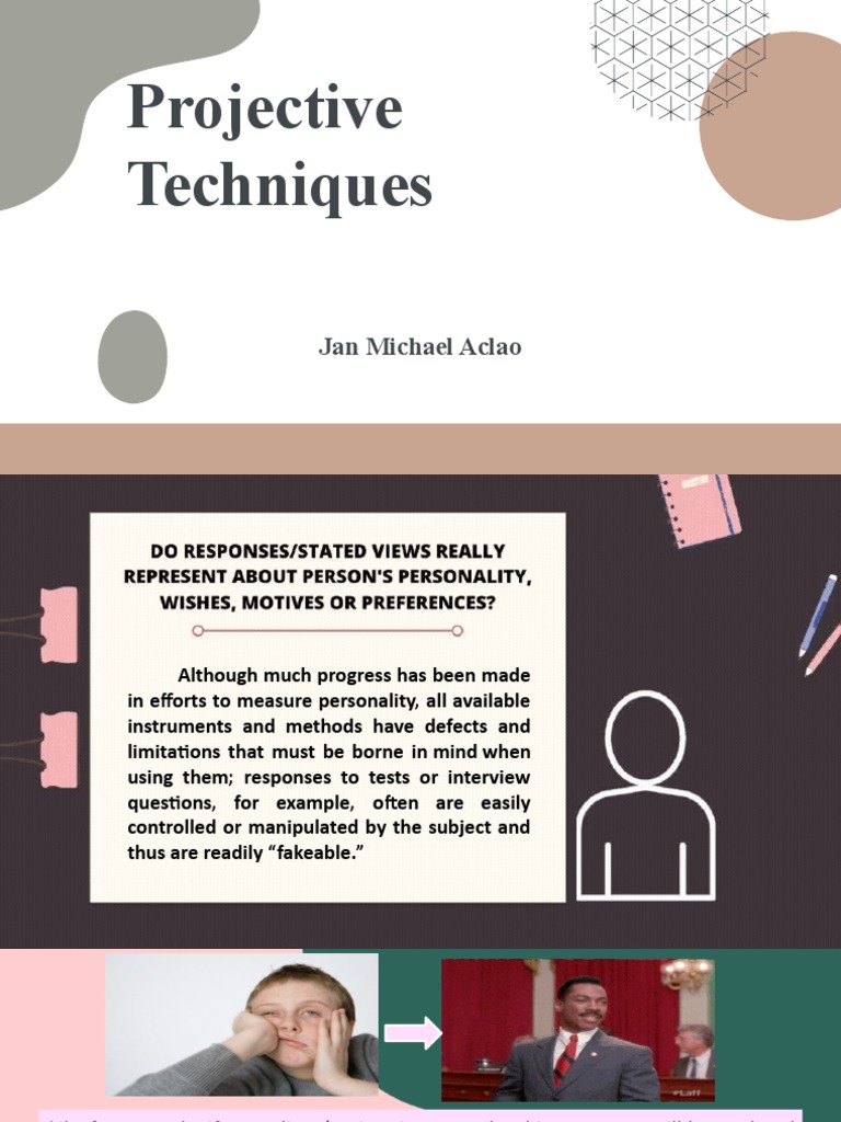 Projective Techniques: Jan Michael Aclao | PDF