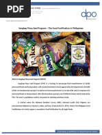 RA 8976 - Food Fortification Law | PDF | Nutrition Facts Label | Foods