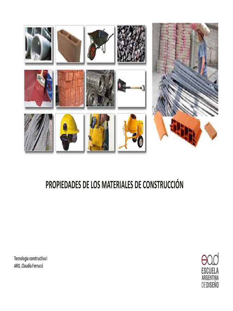 Propiedades de Los Materiales de Construcción: Tecnología Constructiva ...