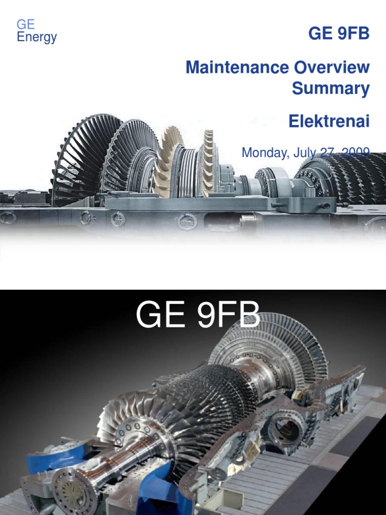 9FB Maintenance Considerations Sum | PDF | Combustion | Turbine