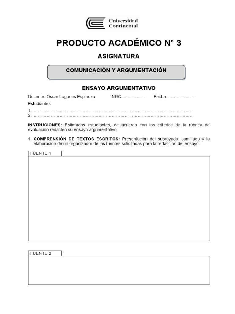 Formato Pa3 | PDF