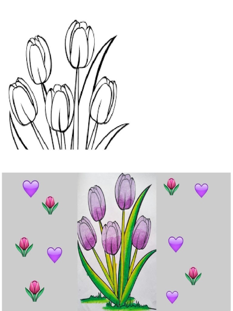 Gambar Bunga Tulip | PDF