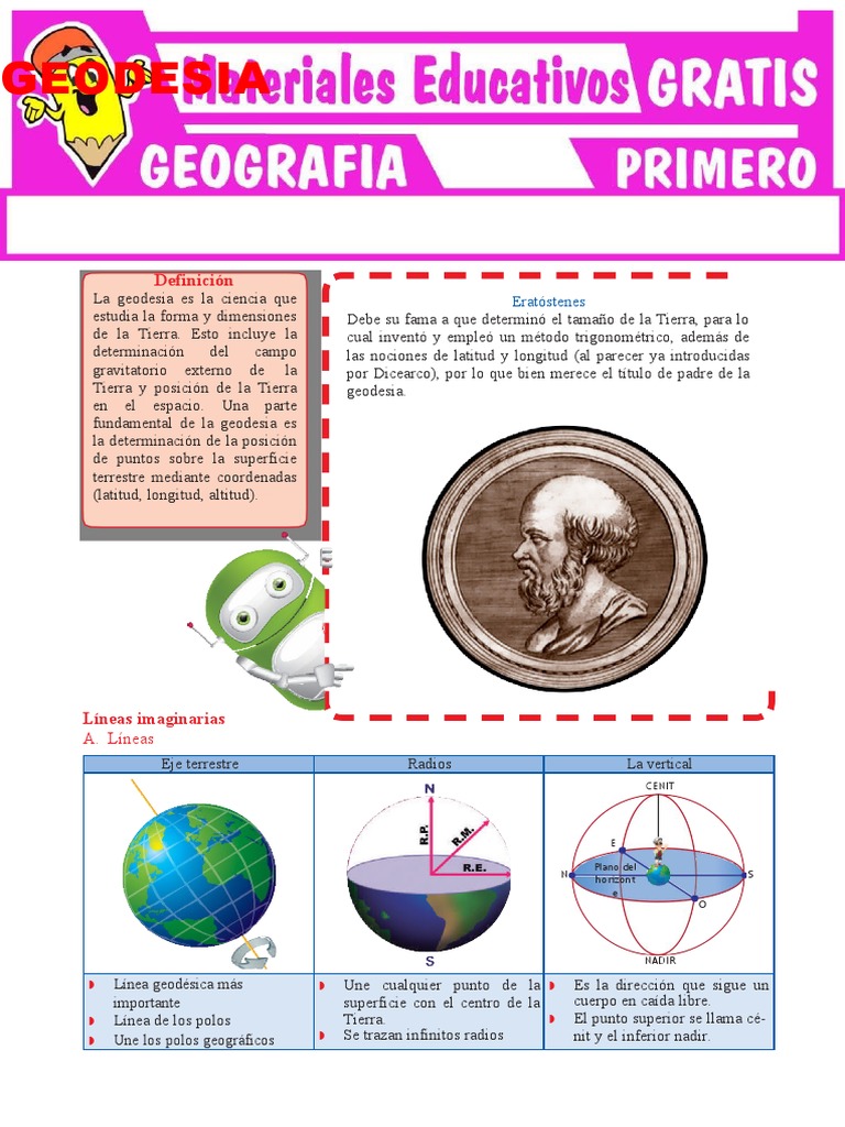 Geodesia para Primer Grado de Secundaria | PDF