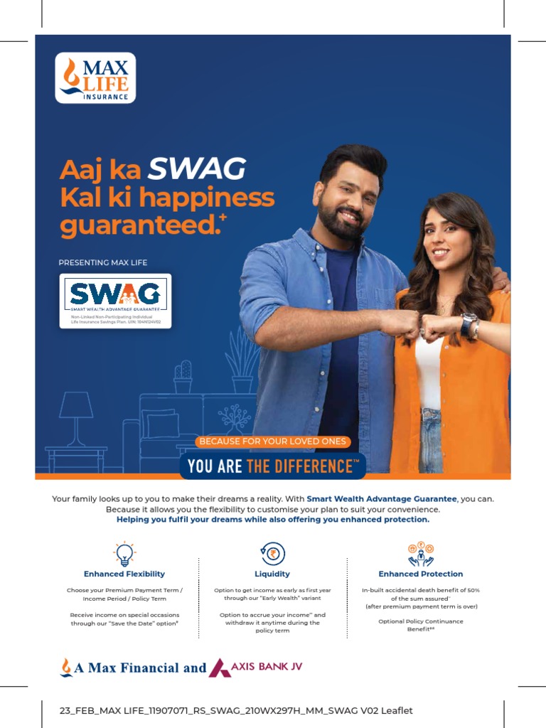 Max Life Smart Wealth Advantage Plan | PDF