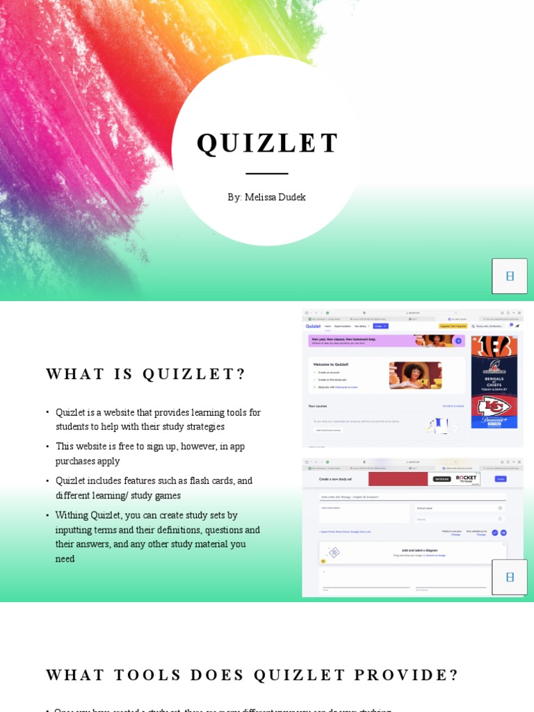 Quizlet Presentation | PDF