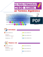 Álgebra para Primer Grado de Primaria | PDF | Álgebra | Conceptos ...