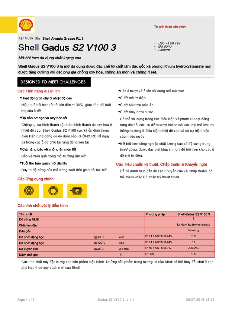 Shell Gadus S2 V 100 3 | PDF