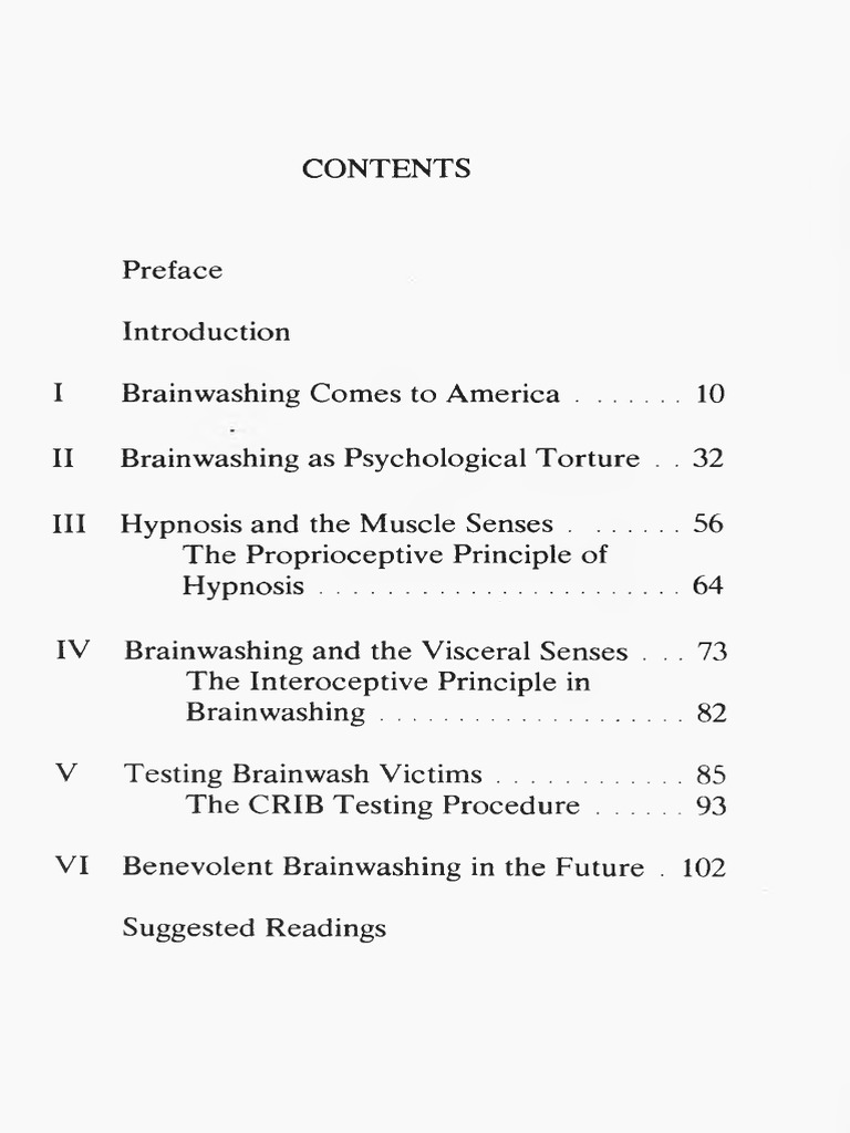 Paul Andre Verdier - Brainwashing and The Cults - An Exposé On Capturing The Human Mind | PDF ...