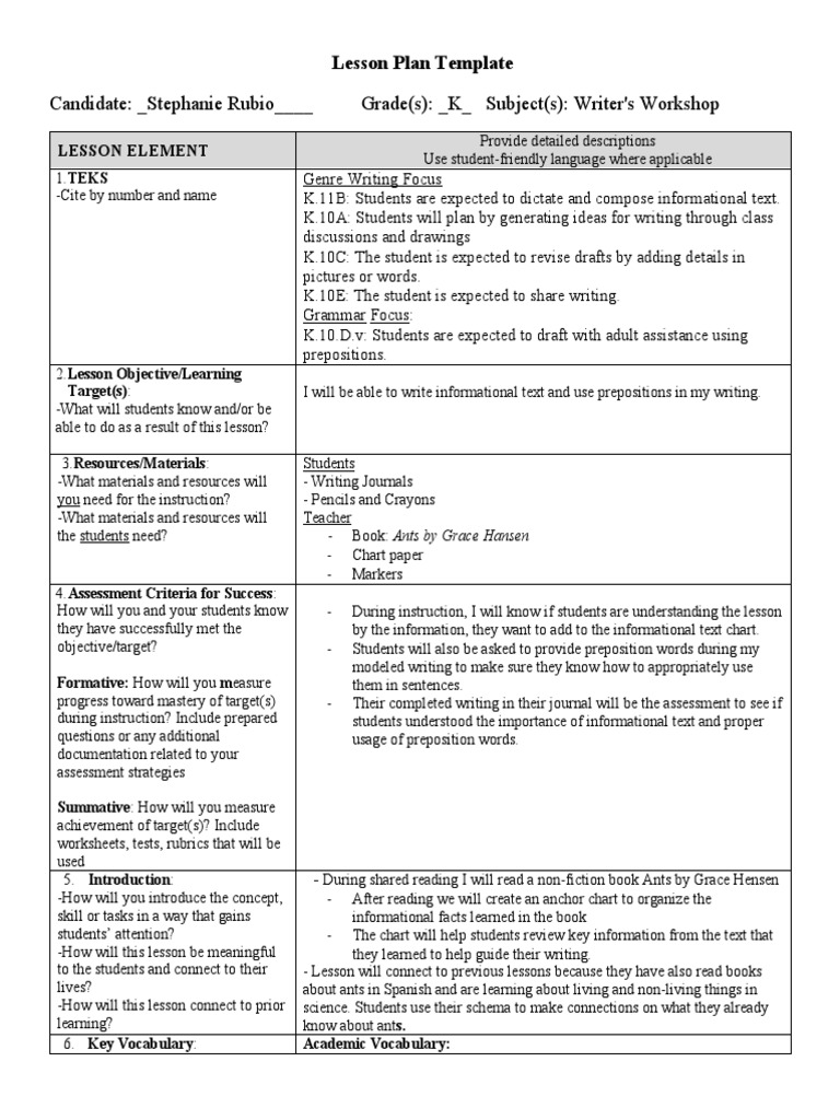 Lesson Plan 3 | PDF | Lesson Plan | Human Communication