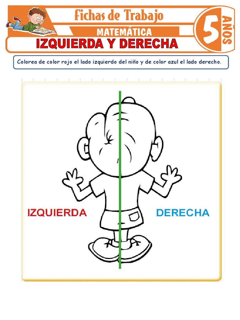 Izquierda y Derecha para Ninos de 5 Anos | PDF