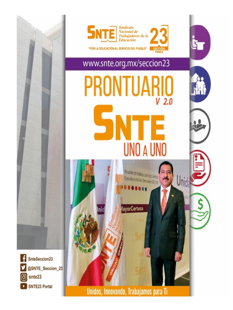 Prontuario SNTE Uno A Uno - v2 | PDF | Pensión | Seguro