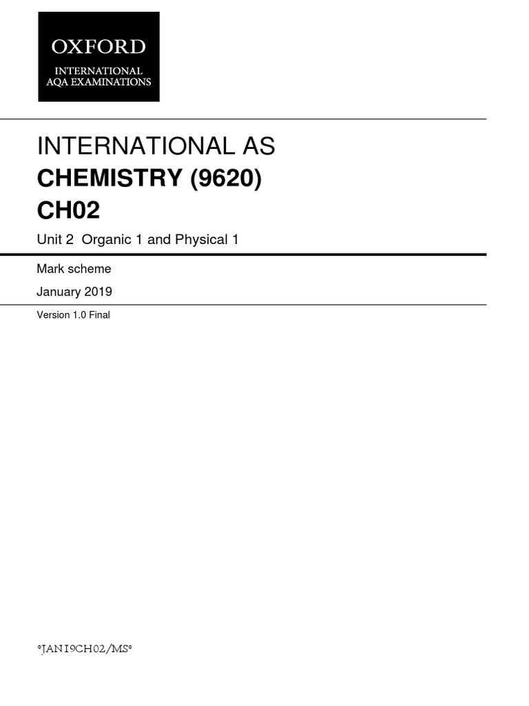 AQA CH02 W MS Jan19 | PDF