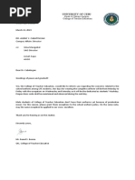 Solicitation Letter For Graduation | PDF