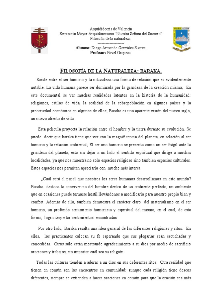 Baraka | PDF | Dios | Oración