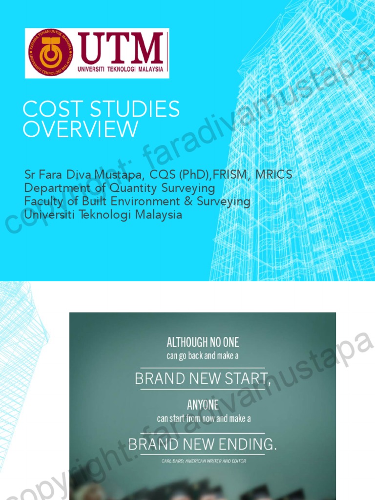 Cost Studies: Faradivamustapa | PDF | Life Cycle Assessment | Learning