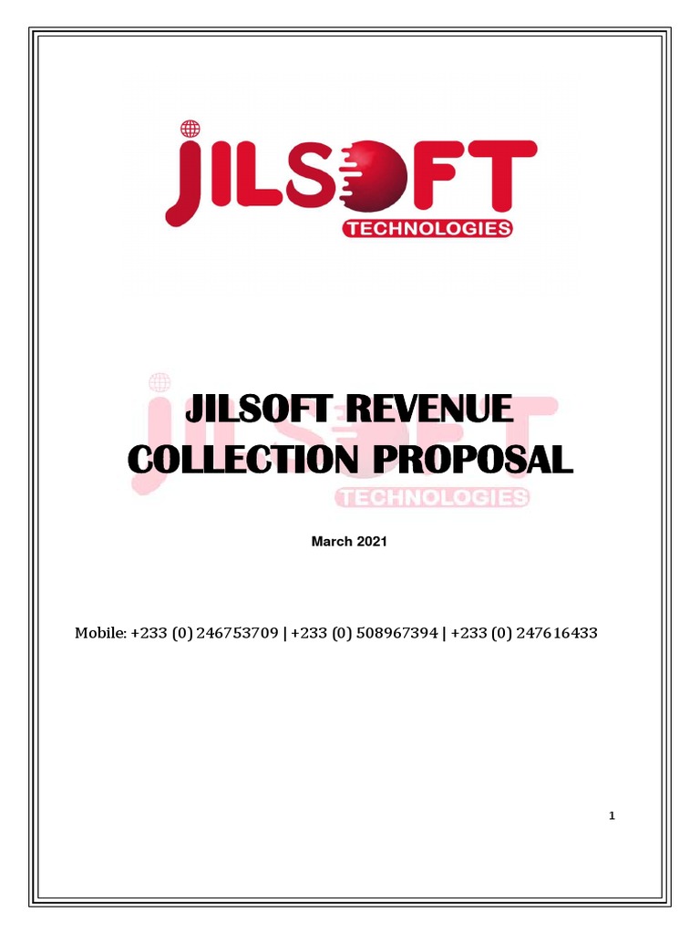 Jilsoft Revenue Collection Proposal | PDF | Automation | Business