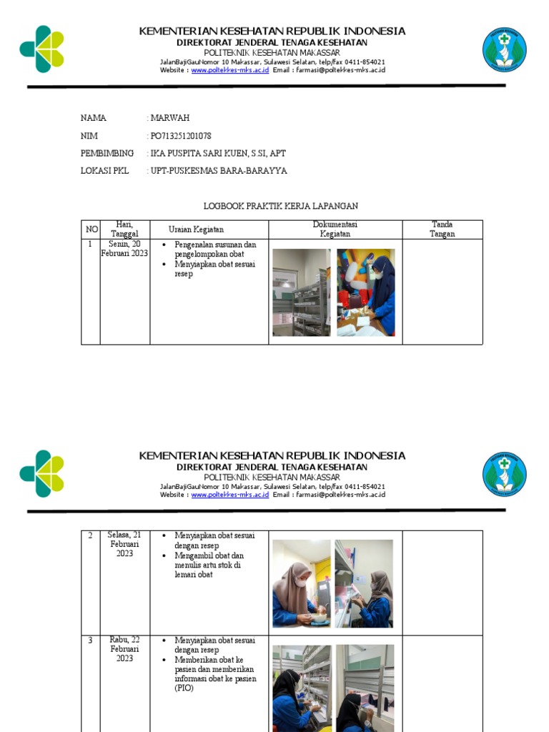 Loogbok Marwah Puskesmas | PDF