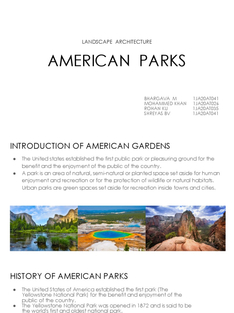 Untitled American Parks Presentation | PDF