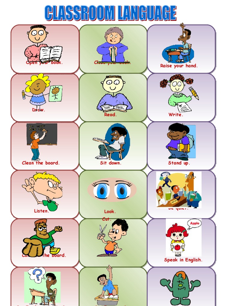 Classroom Instructions and Commands | PDF