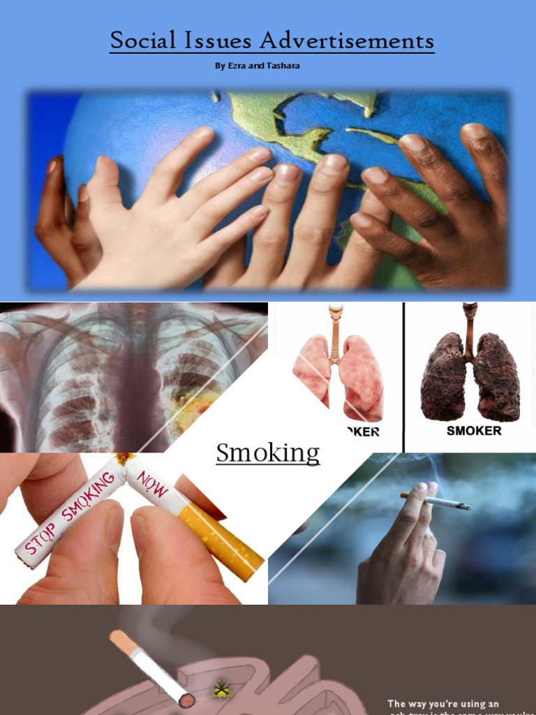 Social Issues Advertisments by Ezra and Tashara | PDF