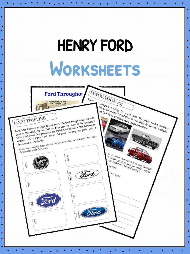 Sample-HENRY-FORD-Worksheet | PDF | Ford Motor Company | Car