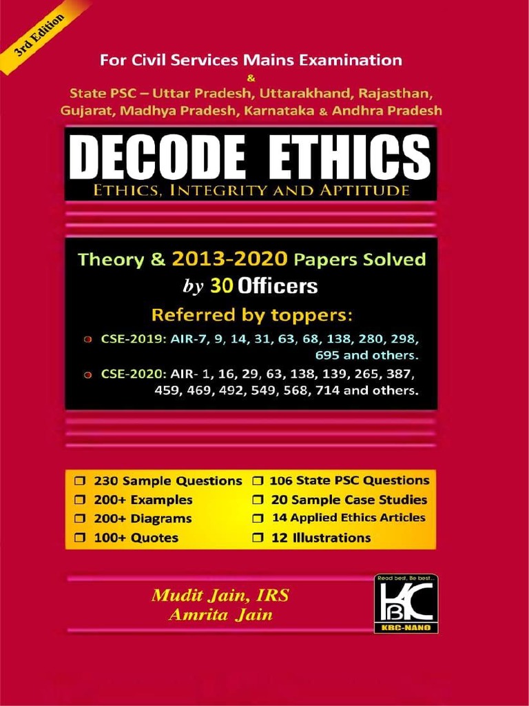 Decode Ethics 3rd Edition Updates File | PDF | Social Science
