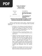 Petition For Review On Certiorari - Rule 45 Sample | PDF | Declaratory Judgment | Judgment (Law)