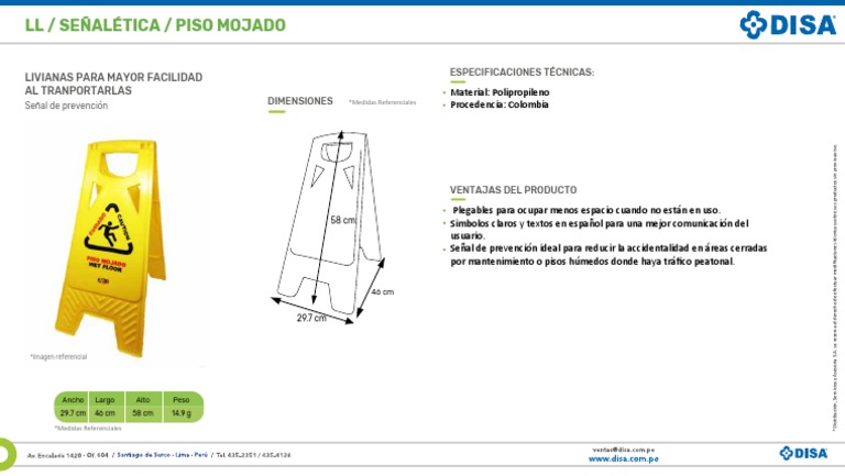 Ficha Tecnica Piso Mojado | PDF