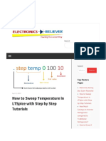 LTSpice Temperature Sweep Tutorial | PDF | Electrical Network ...