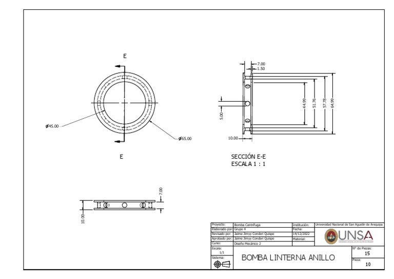 Bomba Linterna Anillo | PDF