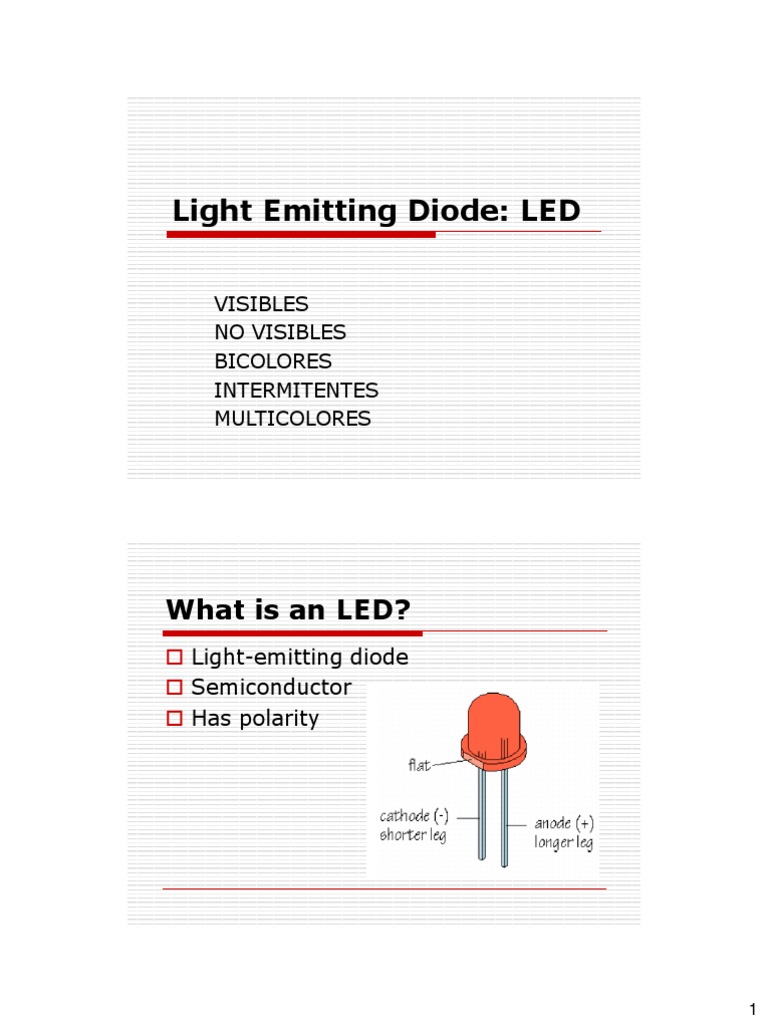 Understanding Light Emitting Diodes (LEDs) | PDF