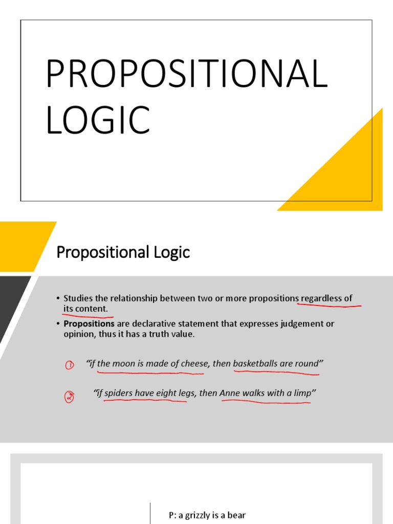 Propositional Logic (MM) | PDF | Truth | Semantics
